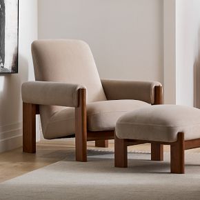 Wojtala armchair and ottoman store