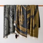 Brushed Woven Evie Englezos Snake Throw | West Elm