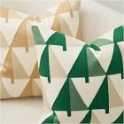 Crewel Colorblock Trees Pillow Cover | West Elm
