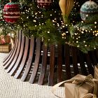Modern Wood Tree Collar - Handcrafted Holiday Decor | West Elm