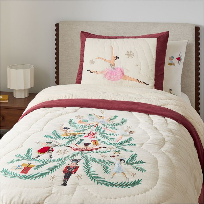 Nutcracker Quilt - Festive & Cozy Bedding | West Elm
