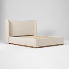 Kaufman Wood Plinth Shelter Bed | West Elm