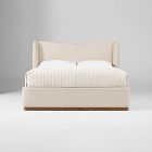 Kaufman Wood Plinth Shelter Bed | West Elm