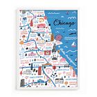 I Love Chicago Framed Wall Art by Minted for West Elm Kids | West Elm