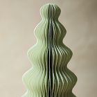 Tonal Green Decorative Paper Tabletop Trees | West Elm