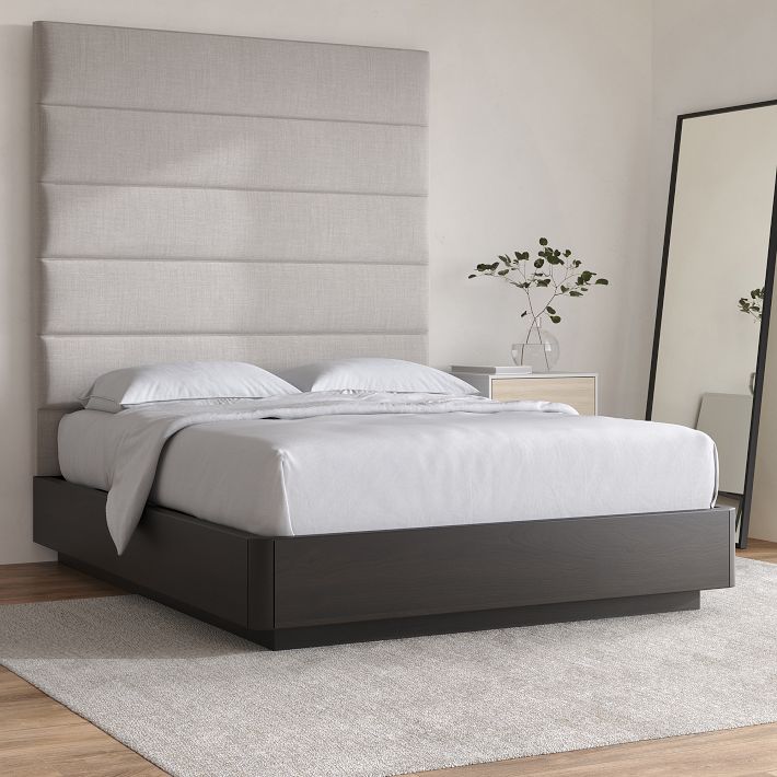 Panel Tufted Wall Mounted Headboard - Modern Bedroom Elegance | West Elm