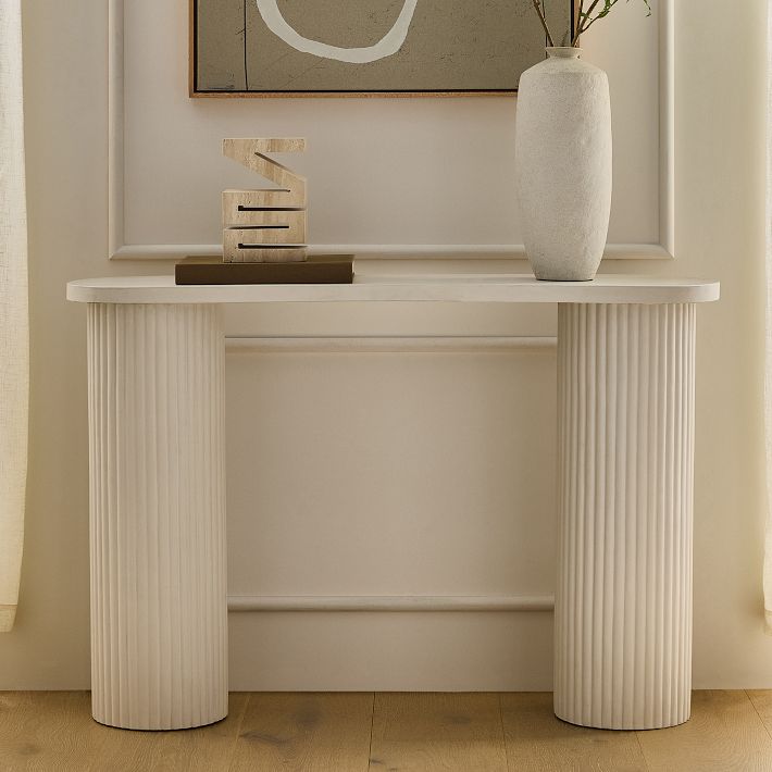 Fluted Console Table - Modern Indoor/Outdoor Design | West Elm
