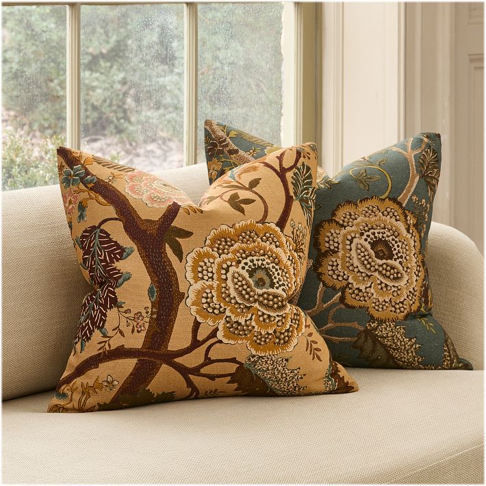 Pierce & Ward Palampore Floral Pillow Cover | West Elm