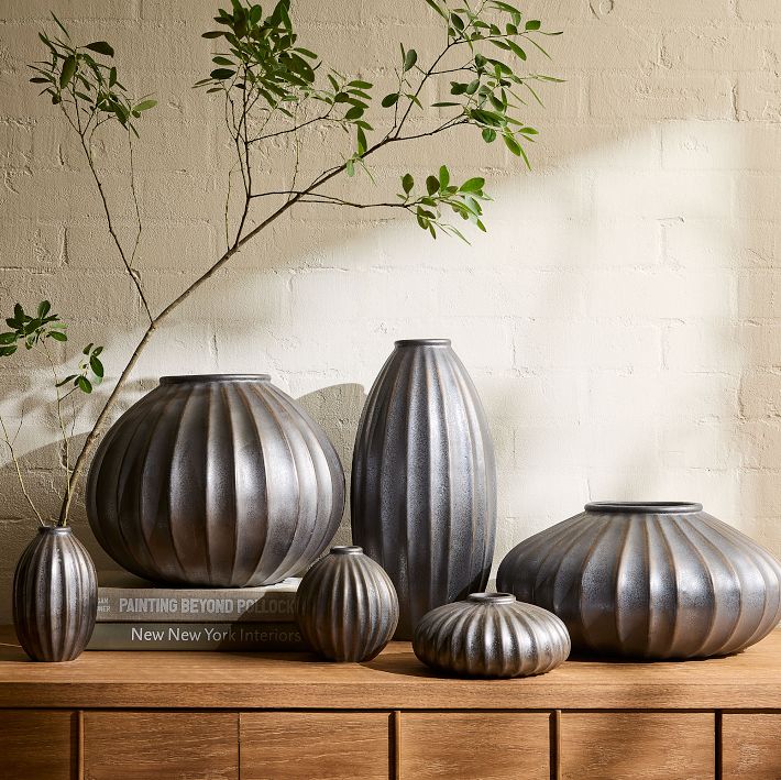 Metallic Ceramic Bud Vases | West Elm