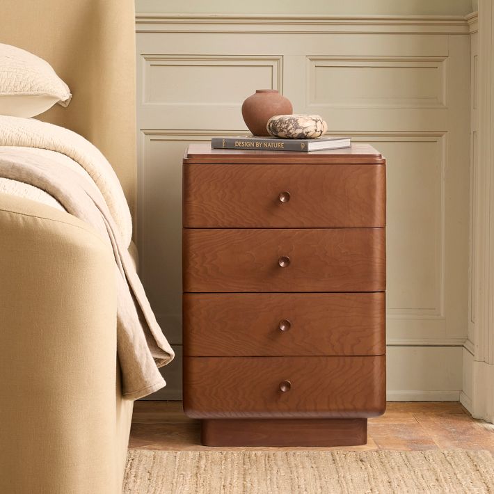 Pierce & Ward Burl Wood Nightstand (18") | West Elm