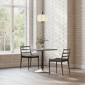 Raymond Rectangle Dining Table - Quartz | West Elm