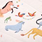 Kids Animal Party Quilt | West Elm