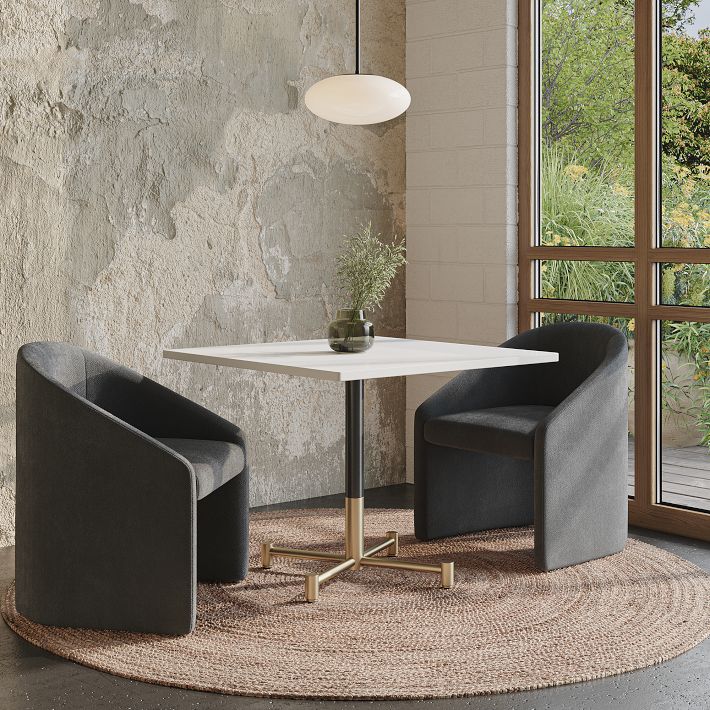 Branch Restaurant Square Dining Table - Quartz | West Elm