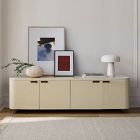 Shea High-Gloss Enameled Lacquer Media Console (72") | West Elm