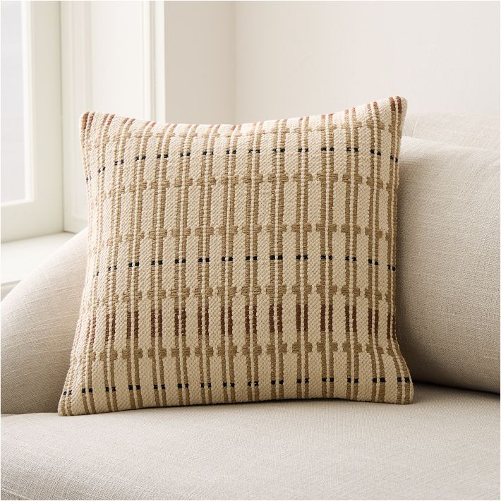 Linear Woven Pillow Cover | West Elm