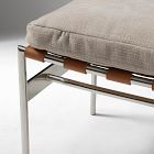 Stuart Sling Ottoman | West Elm