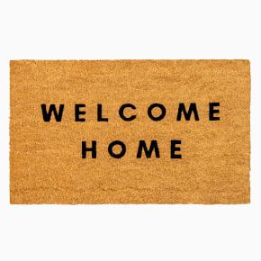Open Box: Nickel Designs Hand-Painted Doormat - Modern Welcome Home ...