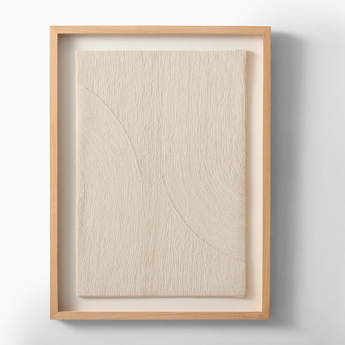 Tonal Thread Wall Art | West Elm