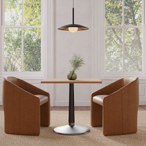 Raymond Restaurant Dining Table - Wood - Rectangle | West Elm