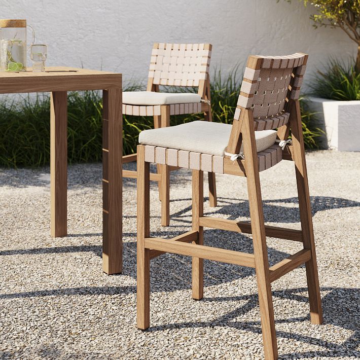 Granada Outdoor Dining Stool Cushion | West Elm