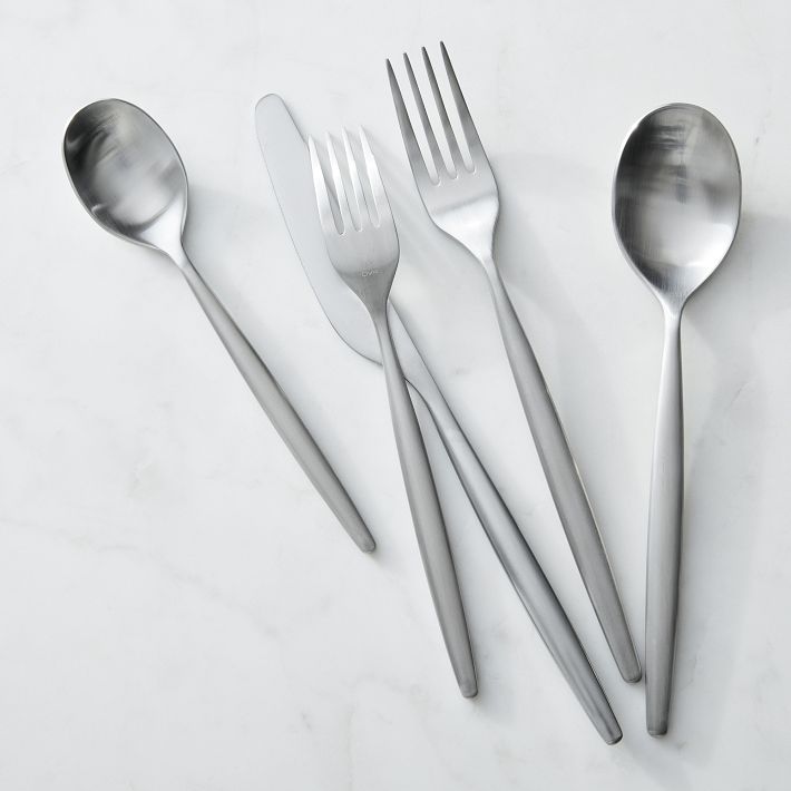 Sidney Flatware Sets - Satin | West Elm