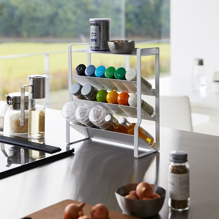 Yamazaki Four-Tier Slim Spice Rack | West Elm