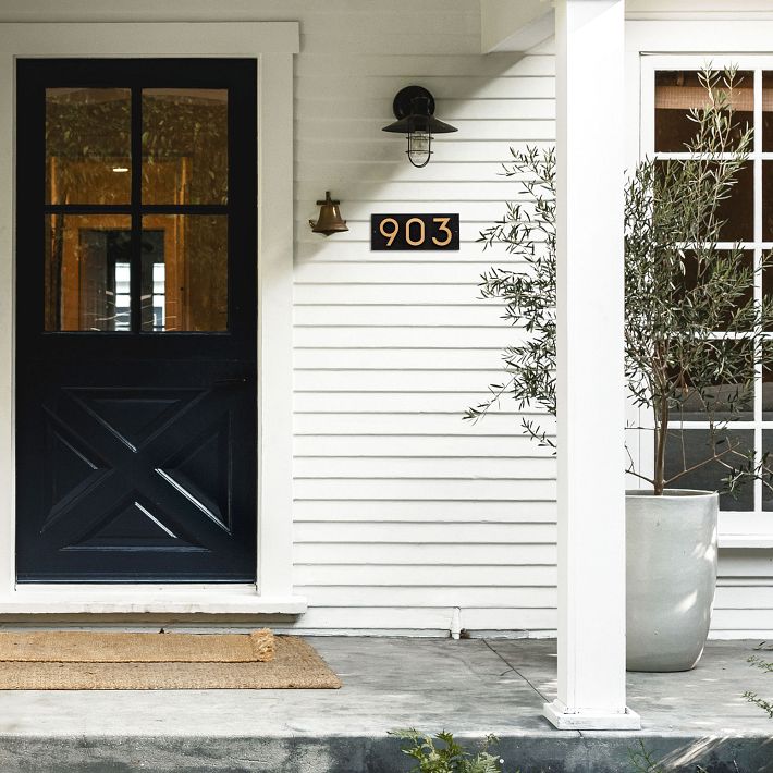 Floating Horizontal Number Sign | West Elm