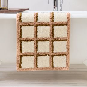Modern Tufted Tile Bath Mat | West Elm