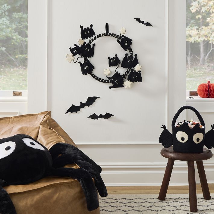 Ed Emberley Bat Wreath | West Elm