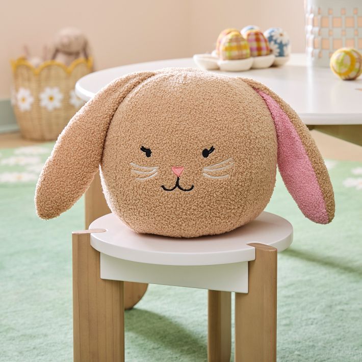 Kids Mini Bunny Poof | West Elm