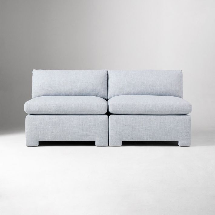 Florent Modular Armless Sofa (65"–98") | West Elm