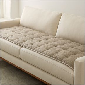 Quilted Sofa Overlay - Elegant Comfort for Your Home | West Elm