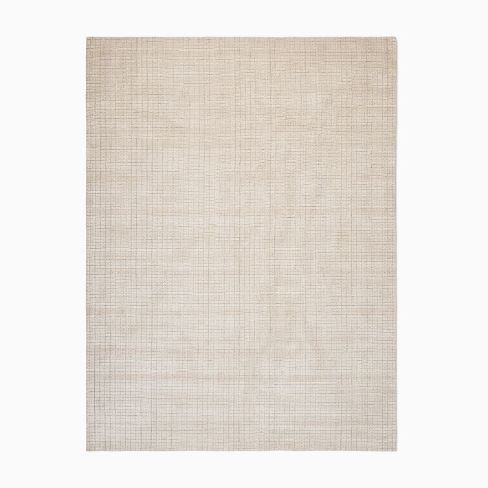 Margaux Grid Wool Rug | West Elm