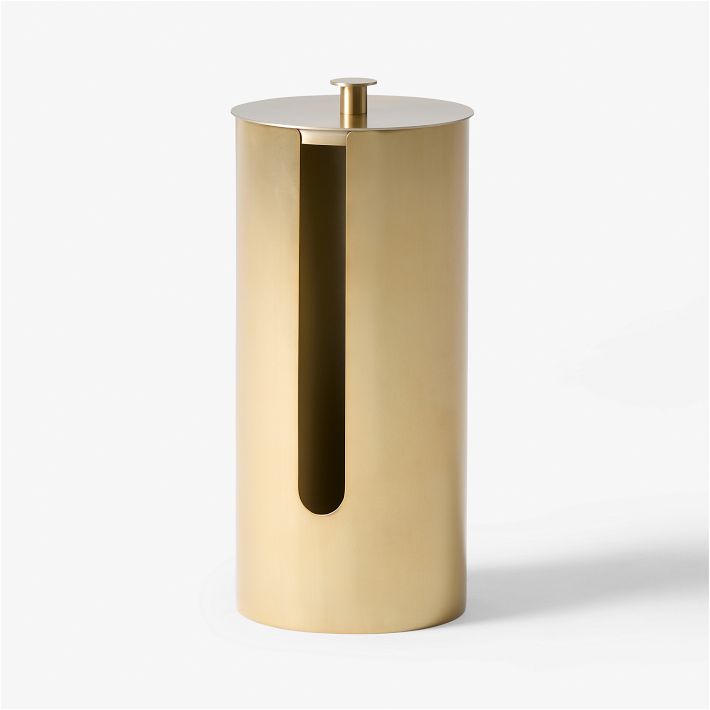 Caspian Metal Toilet Paper Storage | West Elm
