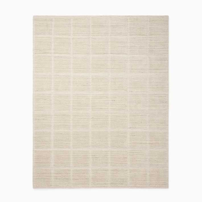 Lumini Grid Performance Wool Rug | West Elm