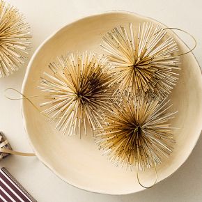 Large Mylar Ball Ornaments Set of 4 | West Elm