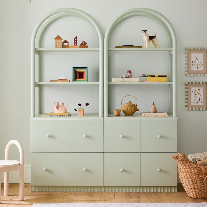Joseph Altuzarra Arched Fluted Bookcase | West Elm