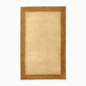 Open Box: TENCEL™ Frame Rug | West Elm
