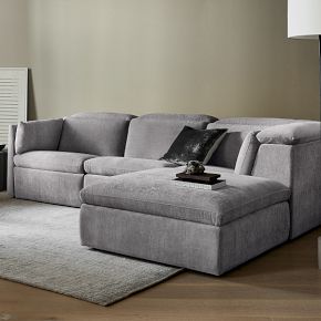 Shelter Motion Ottoman - Modern Comfort & Style | West Elm