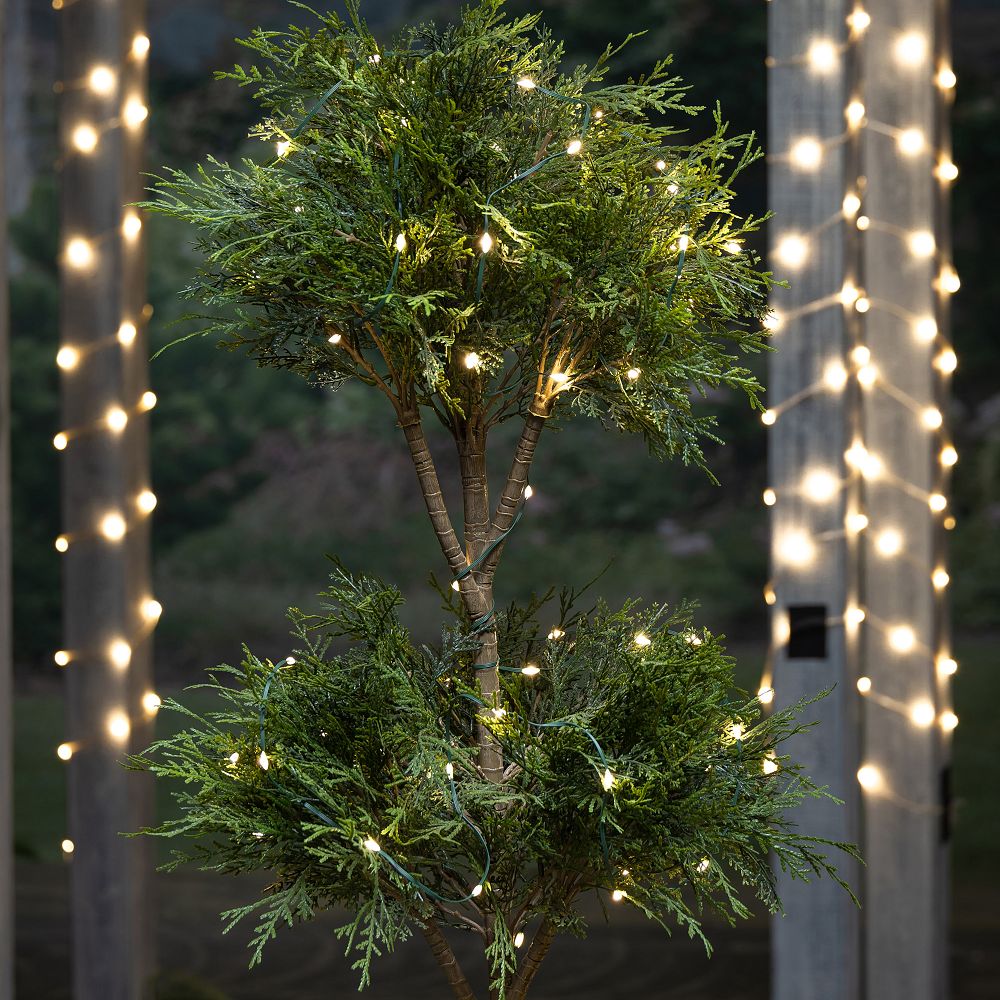 50' LED String Lights Outdoor Plug-In | West Elm