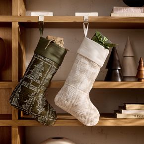 Reflections Matelasse Stocking | West Elm