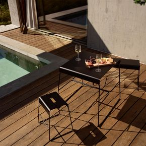 Outdoor A-Line Stool | West Elm