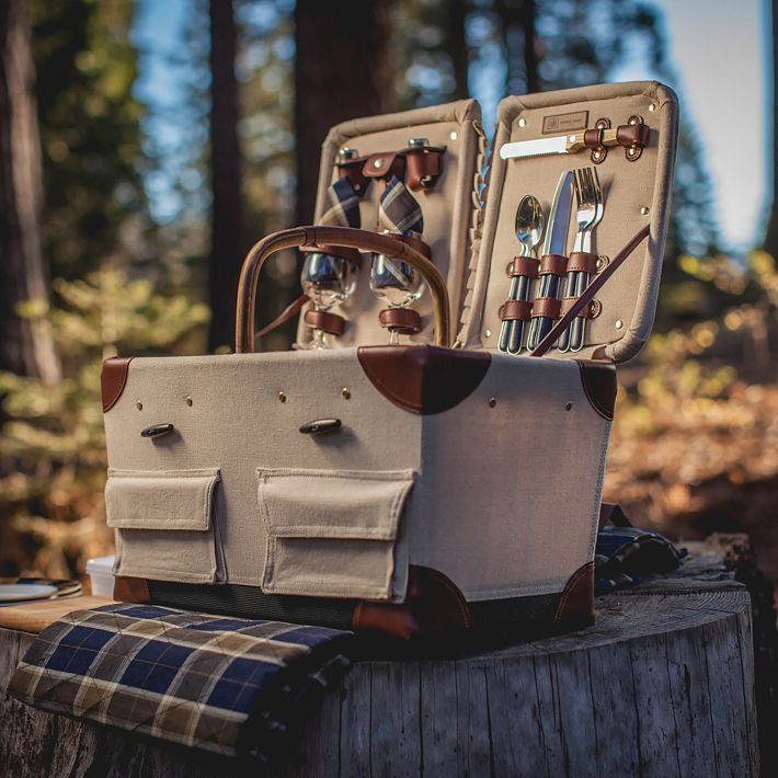 Picnic Time Pioneer Picnic Basket For Two | West Elm
