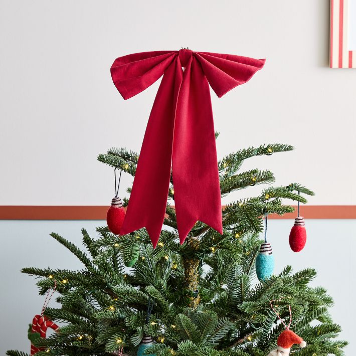 Cotton Bow Tree Topper | West Elm