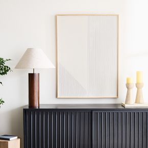 Open Box: Textured Plaster Wall Art, Version II (30"W x 40"H) - White ...