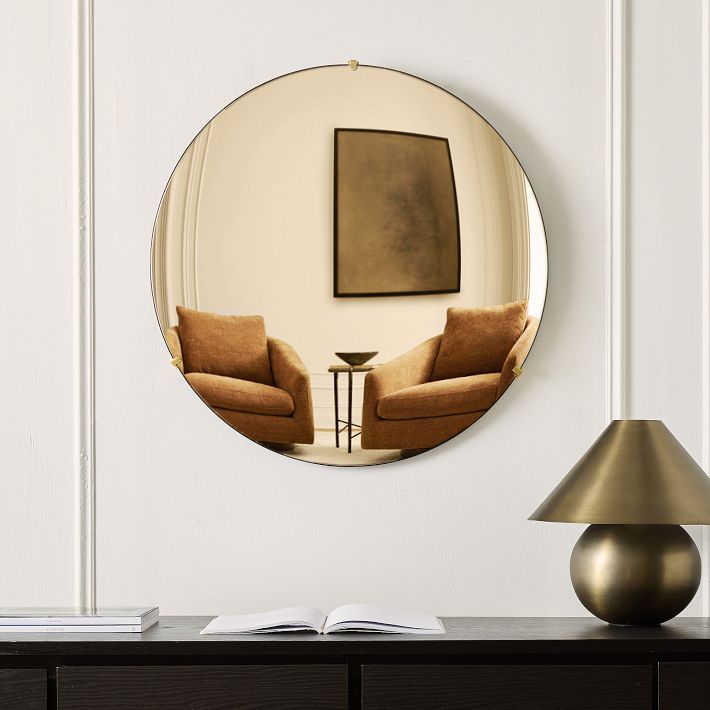 Convex Round Wall Mirror | West Elm
