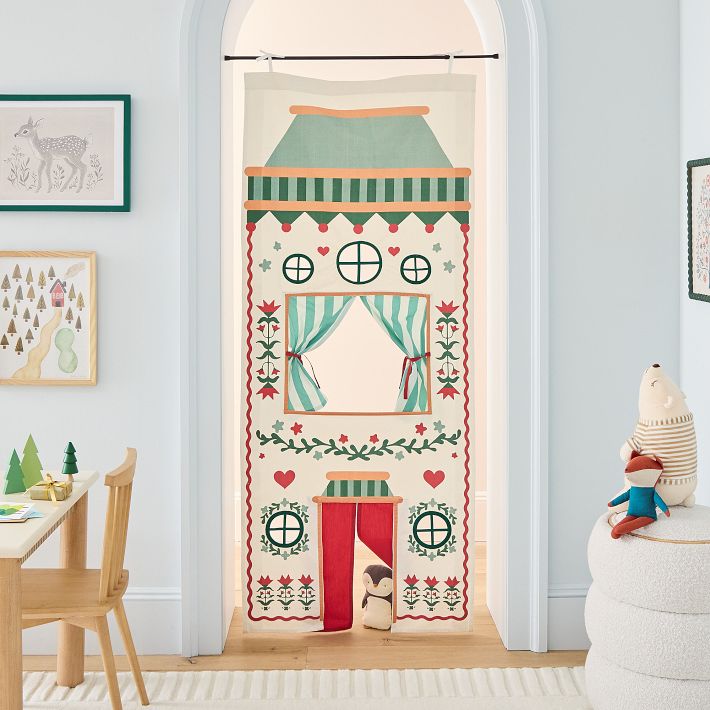 Scandi House Puppet Theater Door Hanging | West Elm