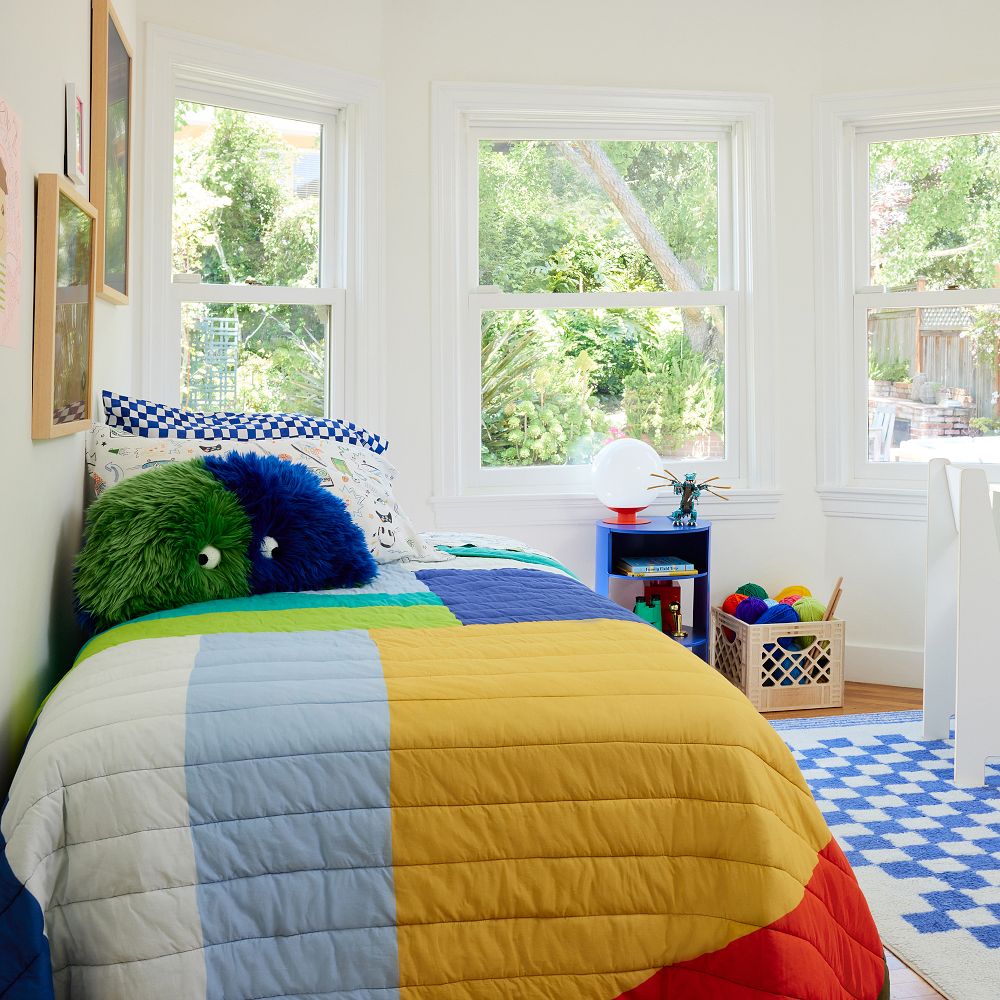 Mix Match Block Quilt & Shams | West Elm