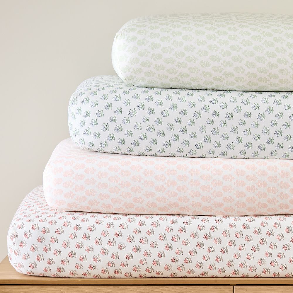 Thistle & Begonia Crib Sheet Bundle | West Elm