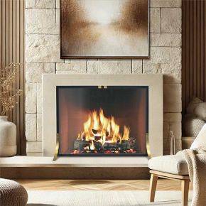 Valiant Fireplace Screen | West Elm